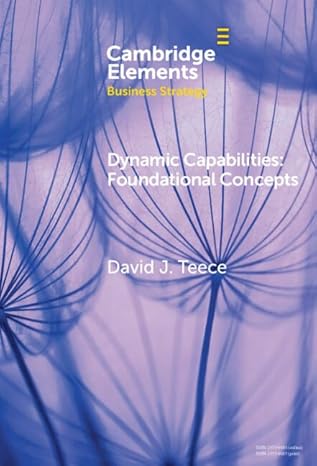 Amazon | Dynamic Capabilities: Foundational Concepts (Elements in ...