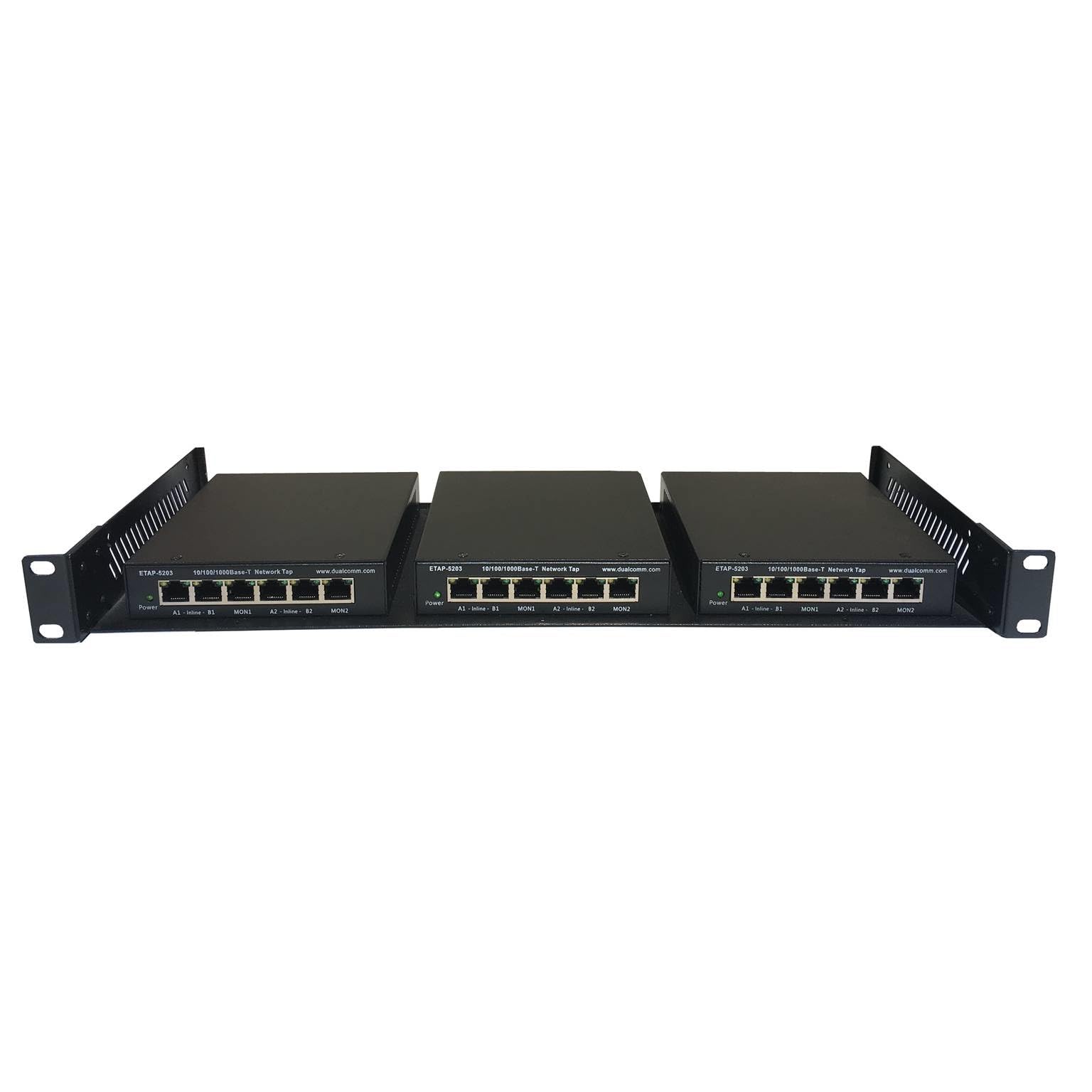 Amazon.com: 1U Rack-Mount Kit for Dualcomm Network TAPs and Media ...