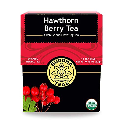 Buddha Teas Organic Hawthorn Berry Tea - OU Kosher, USDA Organic, CCOF ...