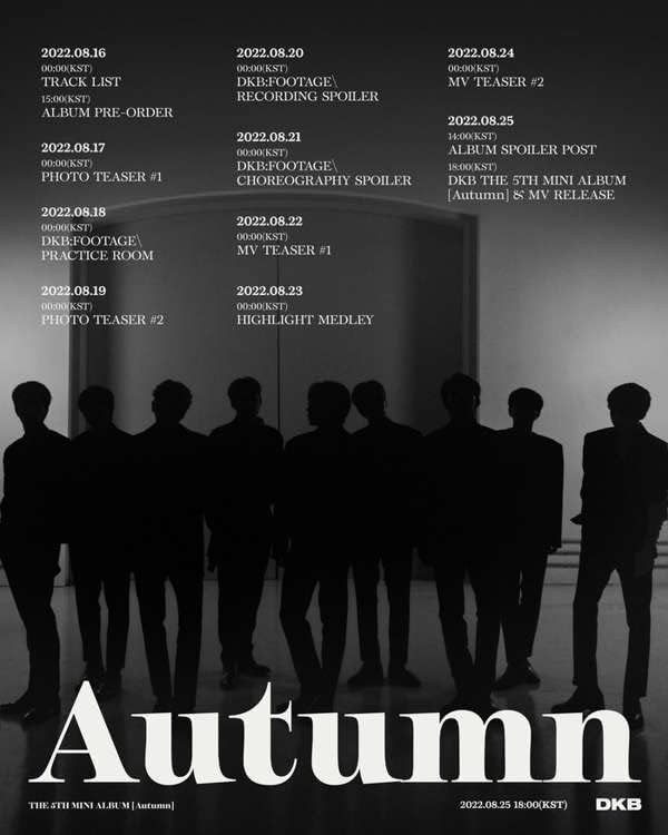 DREAMUS DKB Otoño 5 Mini álbum CD+Póster+Photobook+Photocard+Foto ...