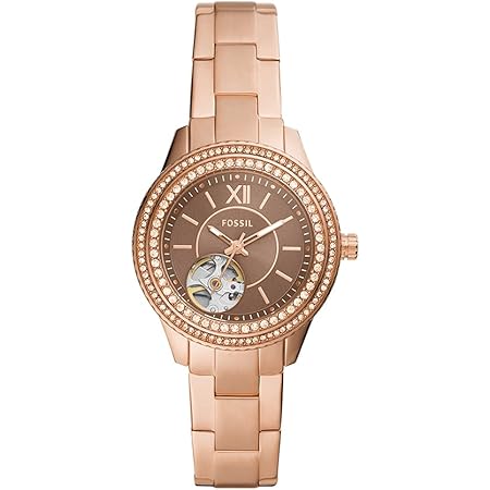 Fossil Analog Rose Gold Dial Women's Watch-ES2859 : Amazon.in: Watches
