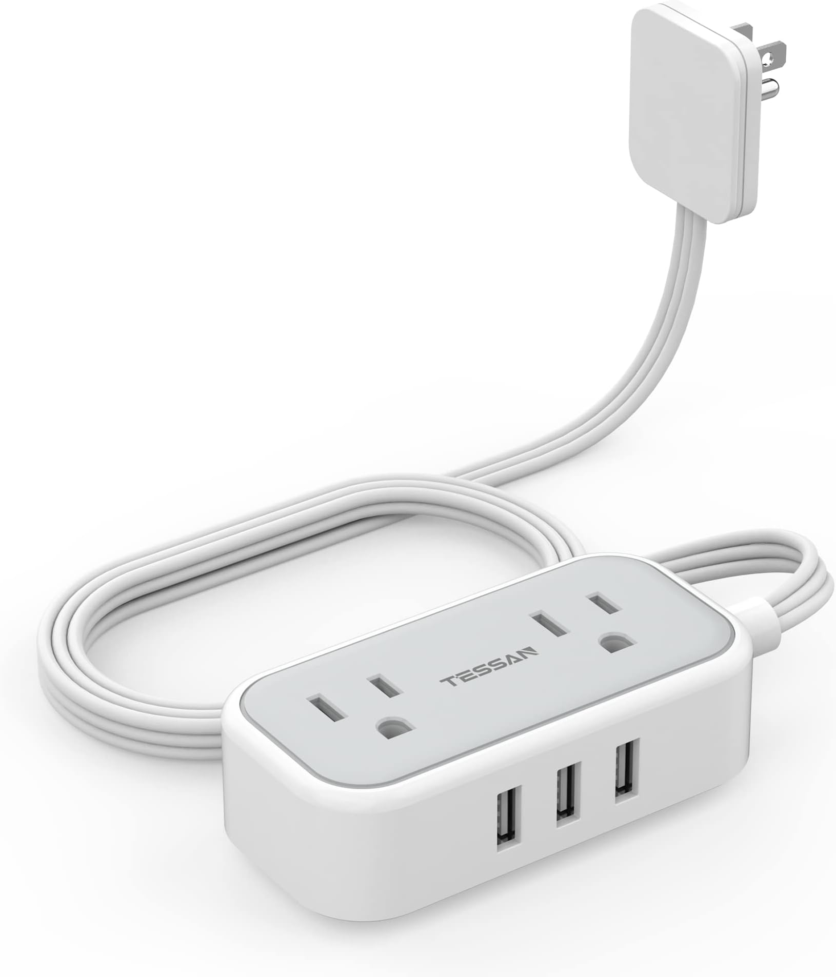 Amazon.com: Cordinate Surge Protector Power Strip, 2 Outlet Surge ...