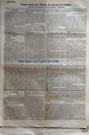 Amazon.co.jp: TEMPS (LE) [No 2136] du 24/08/1835 - COMPTE-RENDU AUX ...