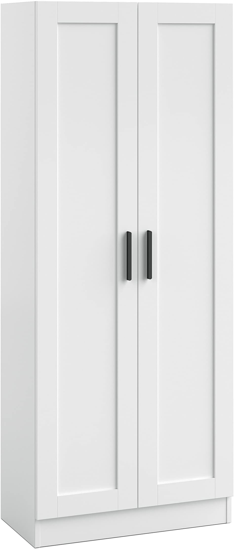 Vita 2 Door Kitchen Utility Room Cabinet in 180cm x 73cm x 37cm (White ...