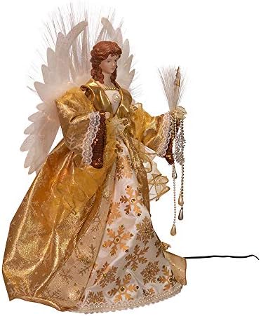 Amazon.com: Kurt S. Adler Kurt Adler 12-Inch CUL Fiber Optic LED Silver ...