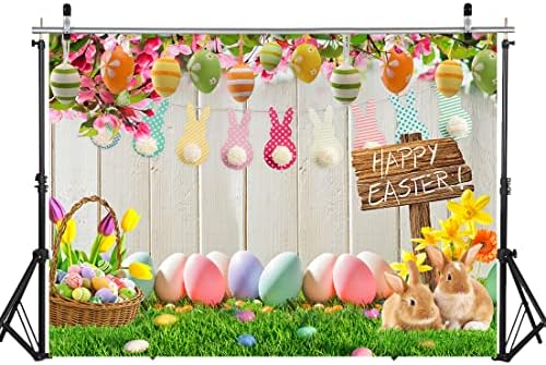 Amazon.com : WOLADA Easter Backdrop Easter Backdrops for Photography ...