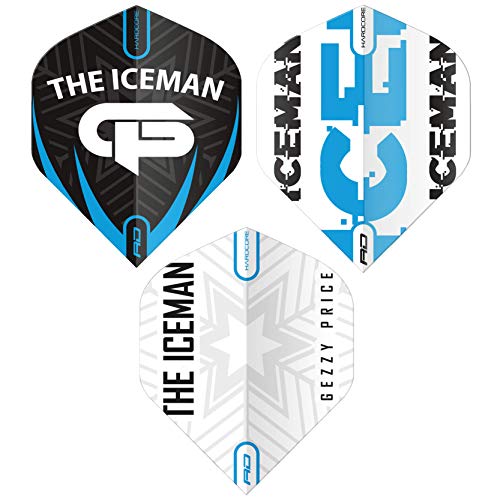 RED DRAGON Gerwyn Price Iceman Assorted Hardcore Flight Pack – 3 sets ...