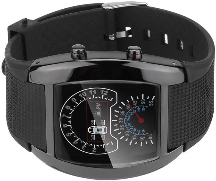 Amazon.com: Flash Meter Speedometer Light Sports Watch Fashion LED Car ...