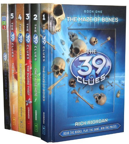 The 39 Clues 1 5 Book Set Plus A Game Card Pack New: Rick Riordan ...