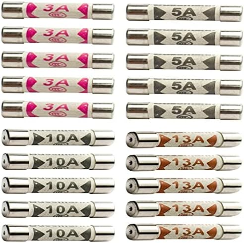 All Trade Direct 10 X 10A Amp Domestic 240V Household Mains Plug Fuse ...