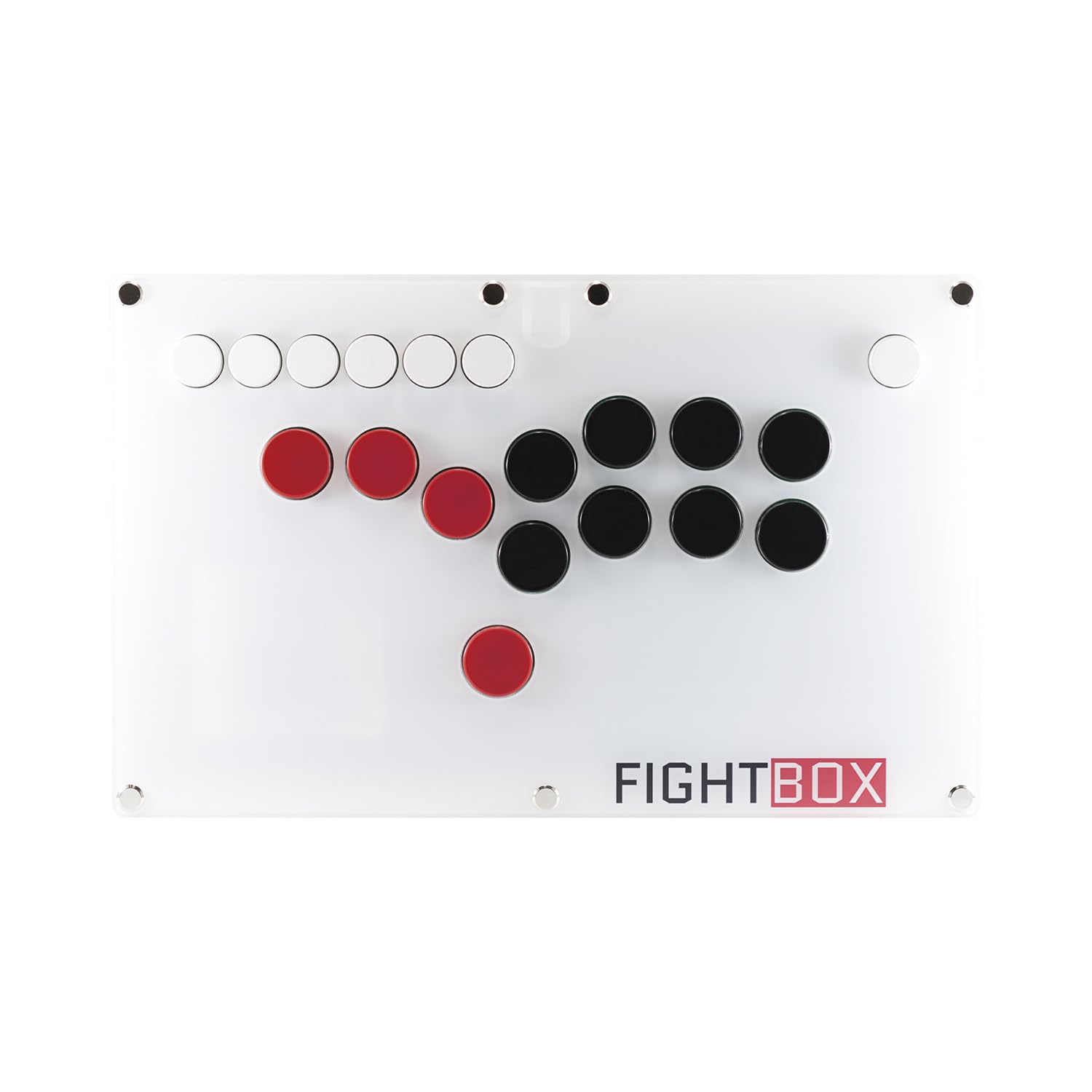 Amazon.co.jp: ファイトボックス FightBox B1 PC アーケードコントローラー レバーレス 静音 銀軸スイッチ 14 ...