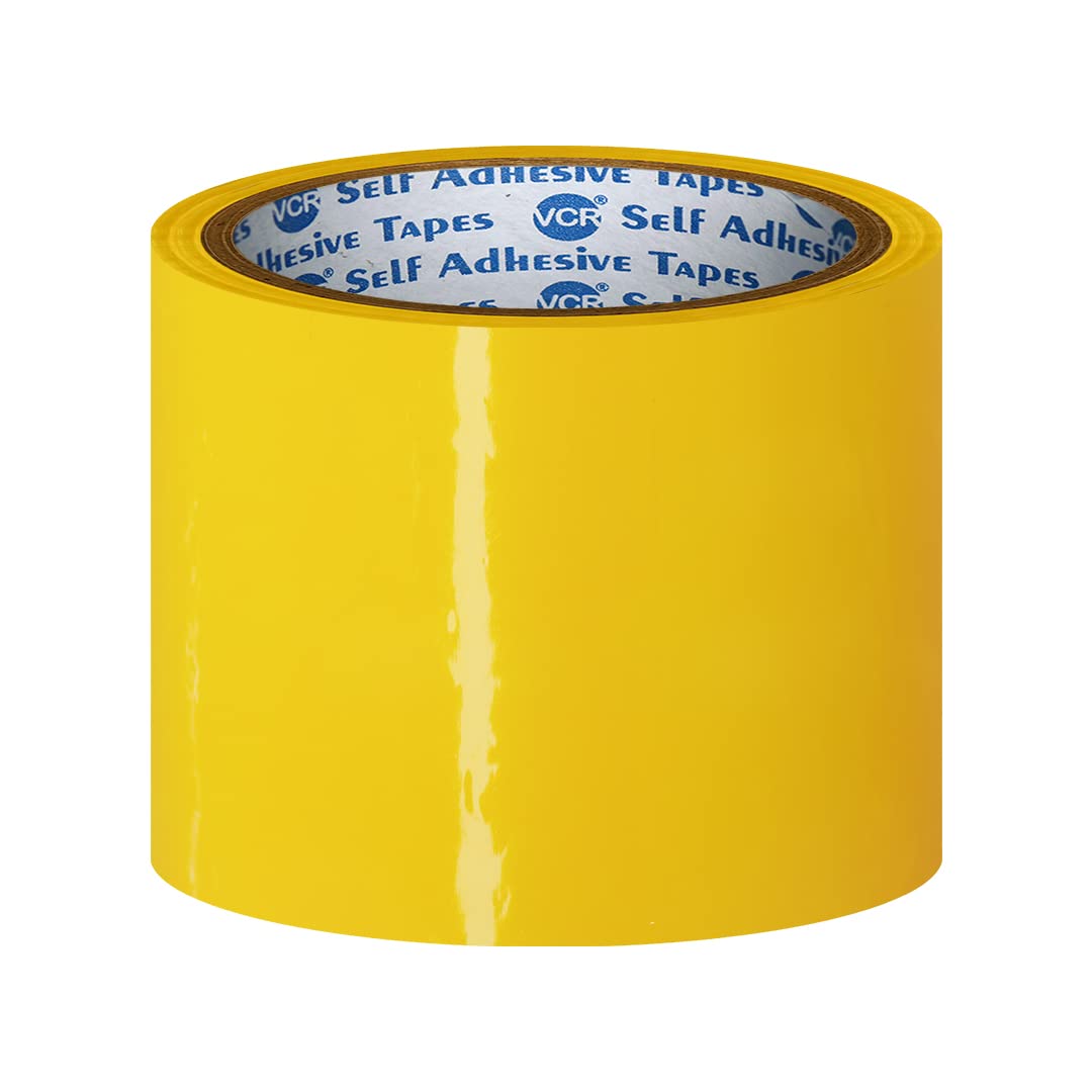 VCR Yellow Color Tape - 50 Meters in Length - 96mm / 4" Width - 01 Roll ...