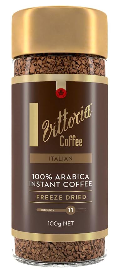 Amazon.com : Vittoria Freeze Dried Instant Coffee 100g (Italian ...