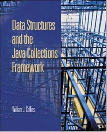 Data Structures And The Java Collections Framework Collins William