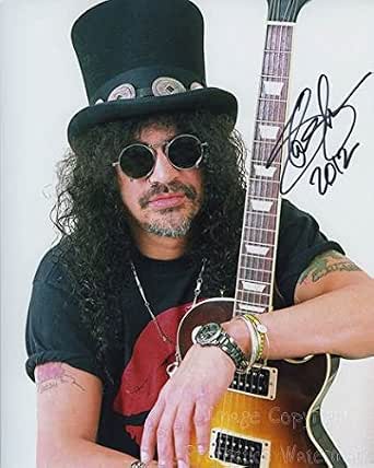 Slash Guns N Roses Signed Autographed 8x10 Inch Photo Print at Amazon's ...