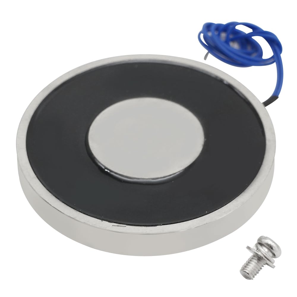 Snapklik.com : DC12V 600N 132LB/60Kg Suction Holding Sucker Round ...