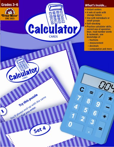 Calculator Cards, Grades 3-6: Tom Camilli, Jo Ellen Moore ...