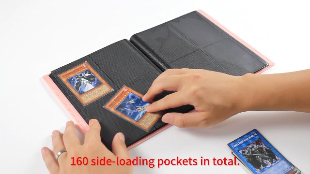 Watch Pink trading card binder 4 pockets on Amazon Live