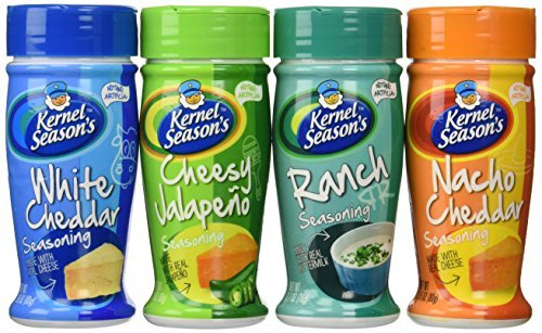 Kernal Season's Popcorn Seasoning 4 Flavor Variety Pack: 1 White ...