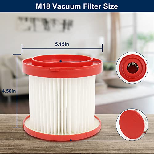 Snapklik.com : Vacuum Filter 49-90-1900 For Milwaukee, Compatible
