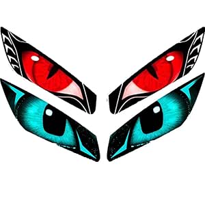 MT 15 Eye Sticker UV Printed Combo (Pack of 2)(ERDB) : Amazon.in: Car ...