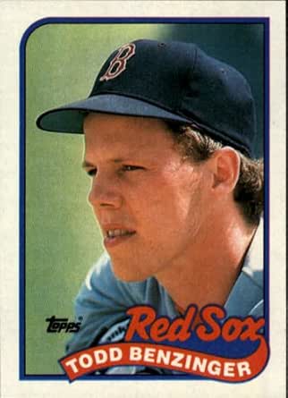 Amazon.com: 1989 Topps Baseball Card #493 Todd Benzinger : Collectibles ...