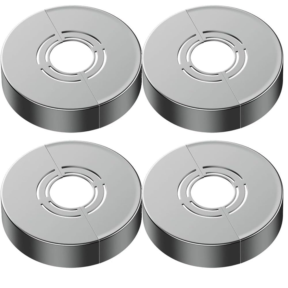 Uxcell Wall Split Flange, Stainless Steel Round Escutcheon