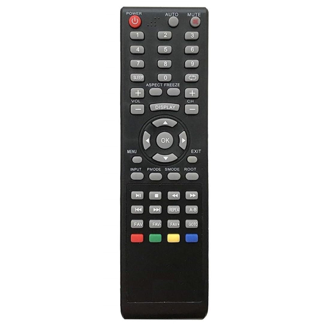 Buy Upix LCD/LED Remote No. CH09, Compatible/Replacement for Futec LCD ...