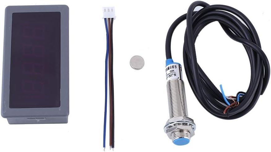 Amazon.com: Digital Speed Meter, AC 110V 220V 4Bit Digital LED ...