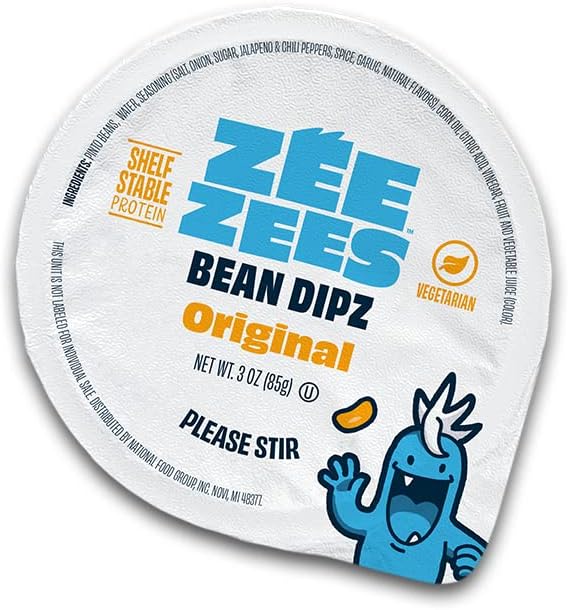 Amazon.com: Zee Zees Original Bean Dipz 3 oz Cups, 36 Count, Plant ...