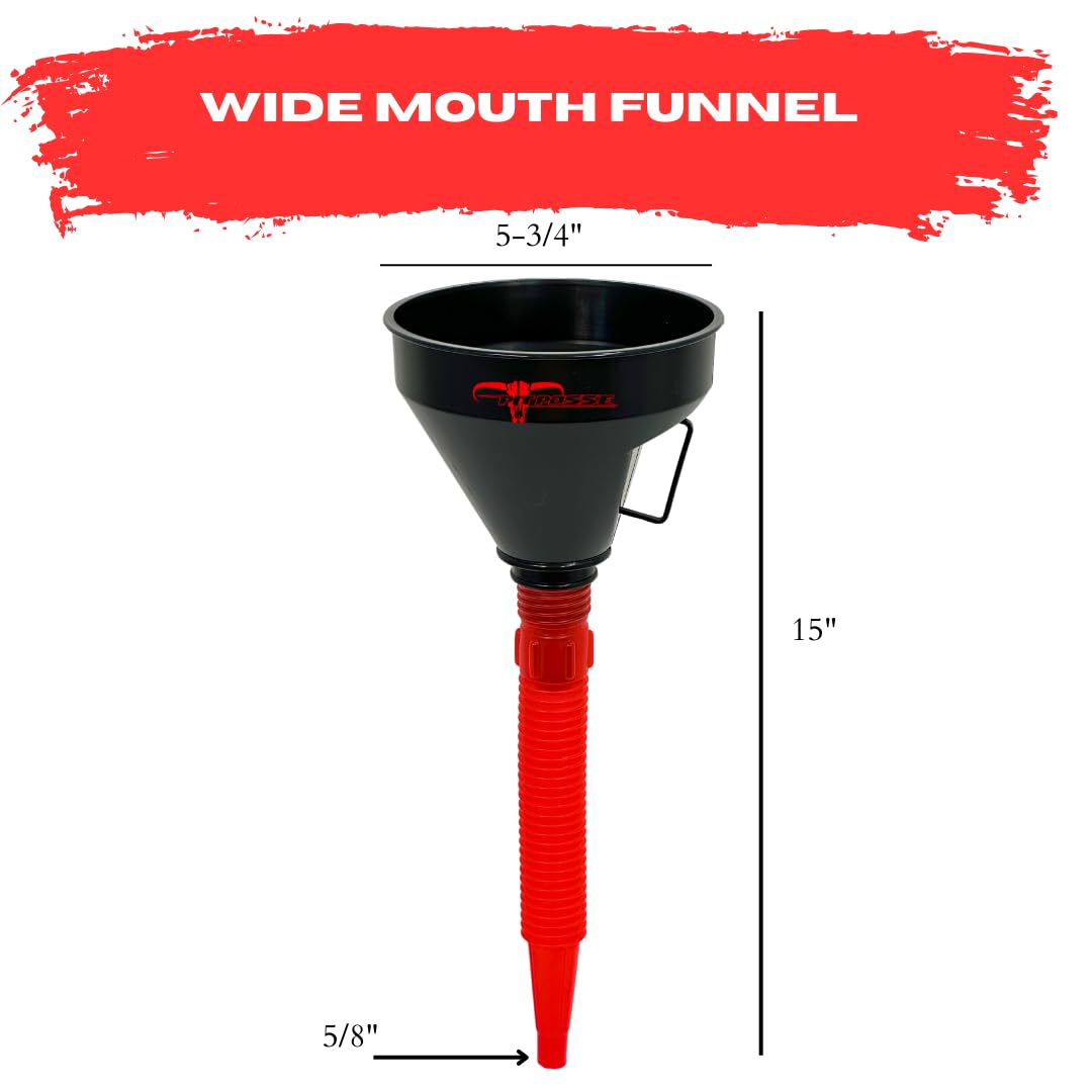 Snapklik.com : Pit Posse PP3367 Automotive Funnel Oil Change Large Wide ...