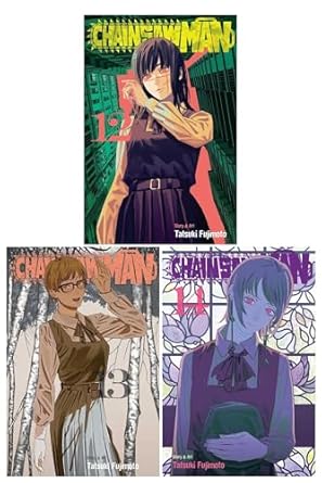 Chainsaw Man 3 Books Collection Set by Tatsuki Fujimoto (Vol. 12, 13, 14): Amazon.co.uk: Tatsuki ...
