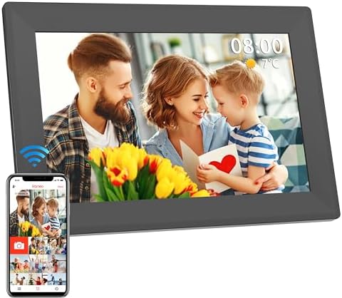 Amazon.com : FRAMEO 10.1inch Smart Digital Photo Frame HD WiFi Digital ...