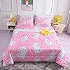 Amazon.com: NiuOne 7 Piece Bunny Comforter Set Full Size Cute Rabbit ...