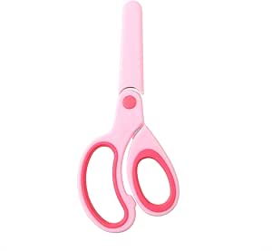 Amazon.com: Generic Dearanswer Left Handed Scissor with Cap Blunt Tip ...