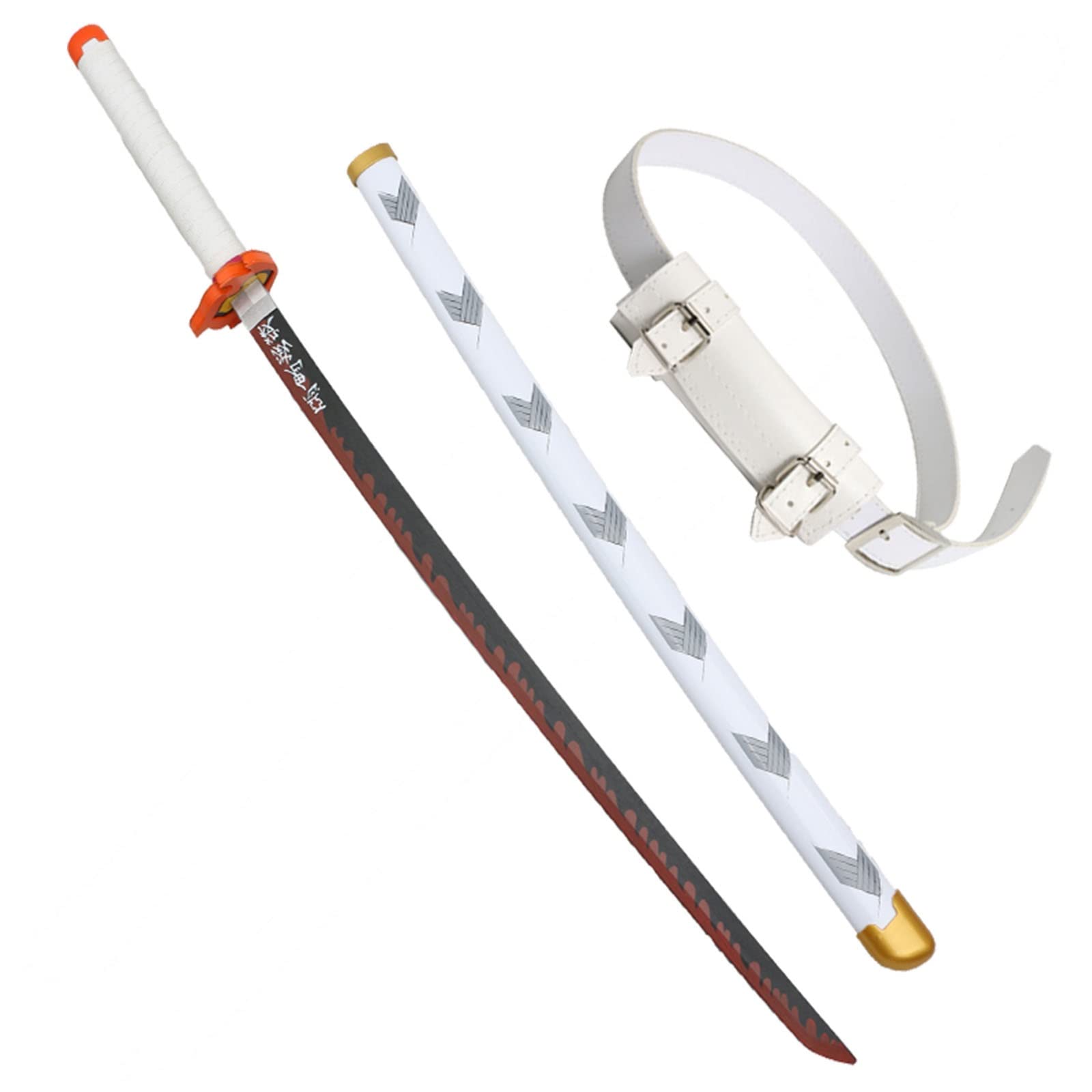 Vrseis Samurai Sword Demon Slayer Cosplay Nichirin Blade Bamboo Knife ...