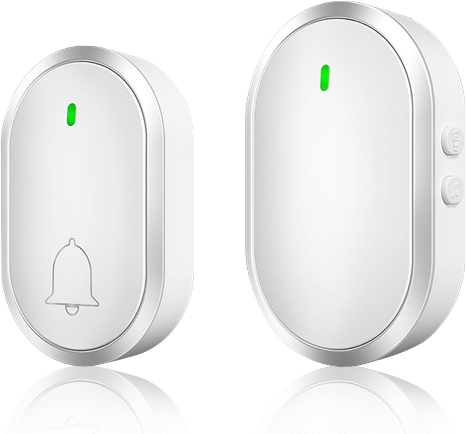 Timbres para Puertas, Timbre Impermeable con 1 Transmisor y 1 Receptor ...