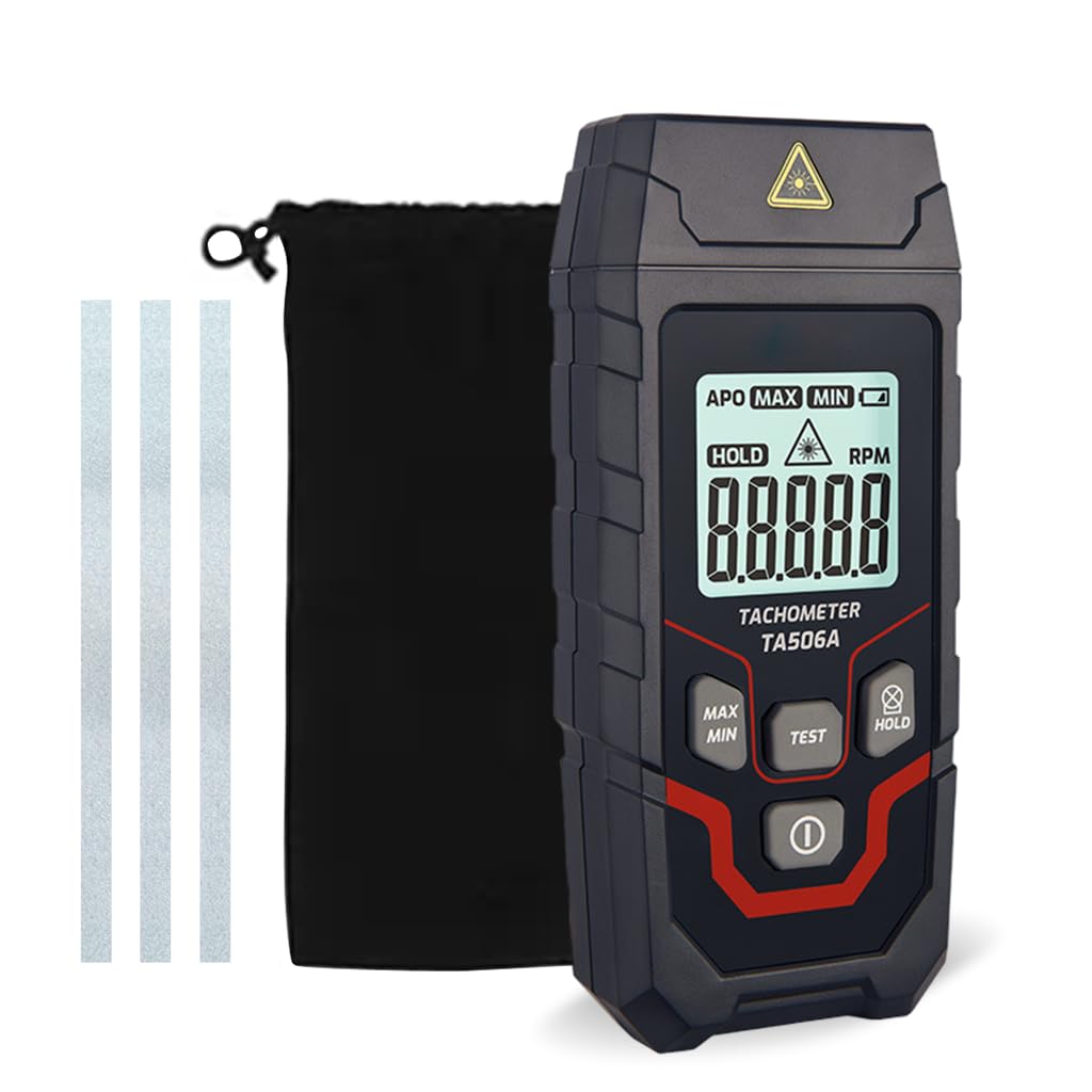Serplex® LCD Digital Tachometer Non-Contact Digital Tachometer, 3~99999 ...