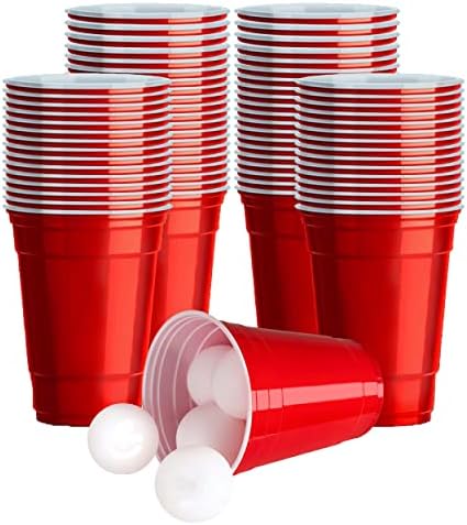 Buy Lalantopparties Beer Pong Glasses (Set of 50) - RED Online at Low ...
