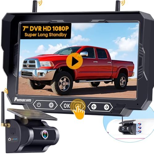 Amazon.com: Wireless Backup Camera 5-Inch for Truck: Easy Setup HD ...