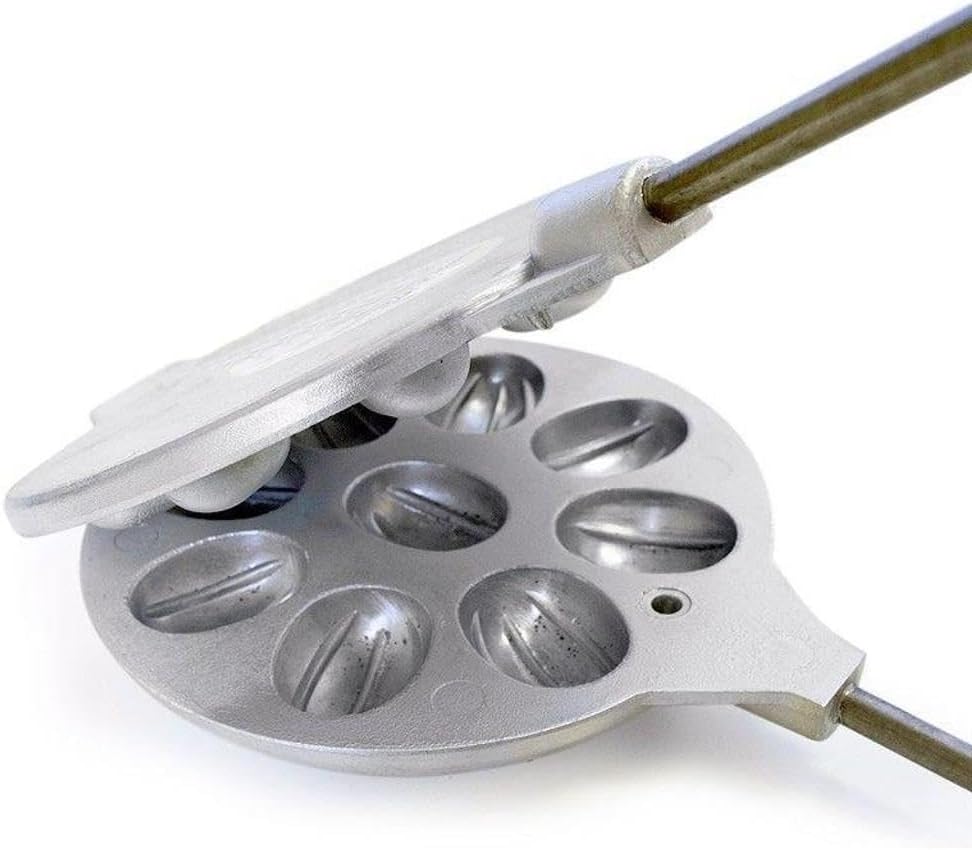 Amazon.com: Walnut Cookie Mold (Oreshek) Maker 9 Halves Nuts Big ...