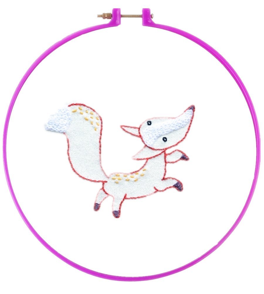 Simple Embroidery Fox | Free Embroidery Patterns