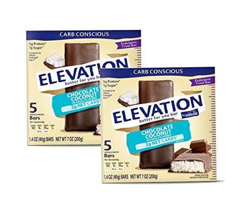 Amazon.com : Millville Elevation Protein Bars Snack Endulgent Treat 1 ...