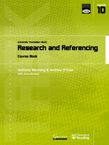 Research and Referencing: University Foundation Study Course Book ...