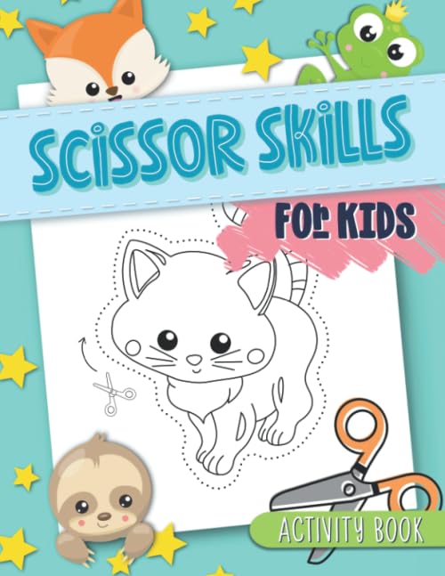 Scissor Skills for Kids: Activity Book: June & Lucy Kids: 9781646082636 ...