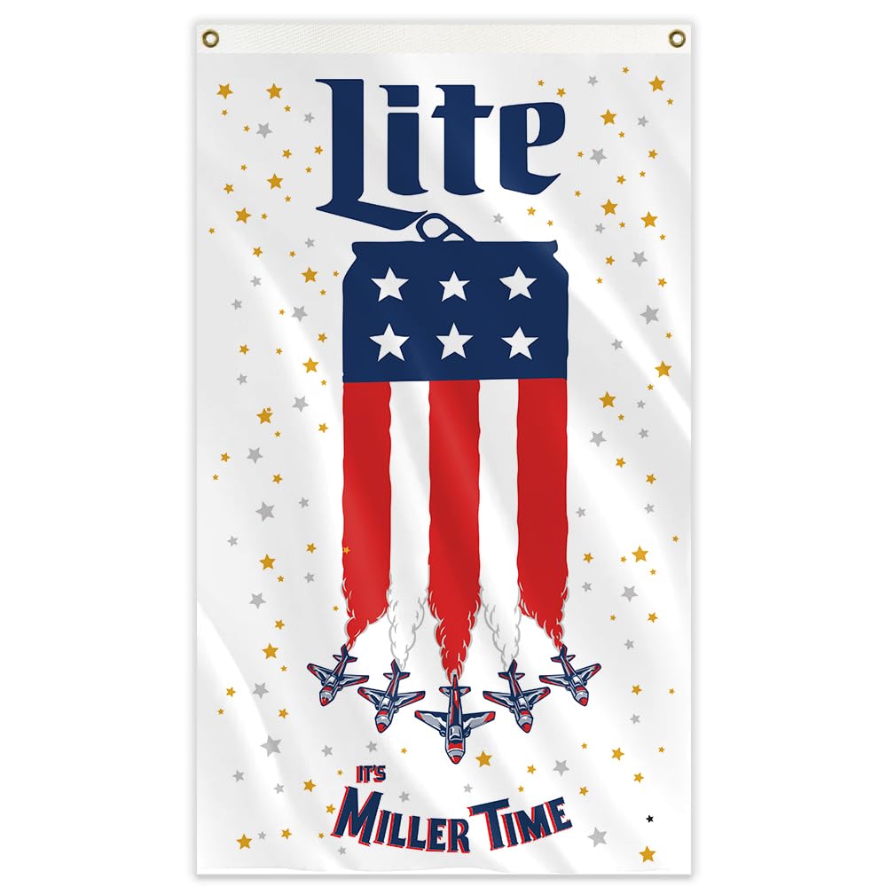 Amazon.com : Generic Miller Lite Flag Beer Flag 3x5 Ft Flag For Man ...