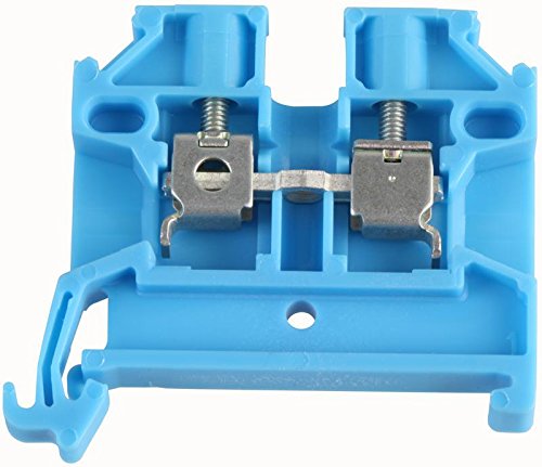 DIN Rail Mount Terminal Block, 2 Positions, 26 AWG, 10 AWG, 2.5 mm² ...