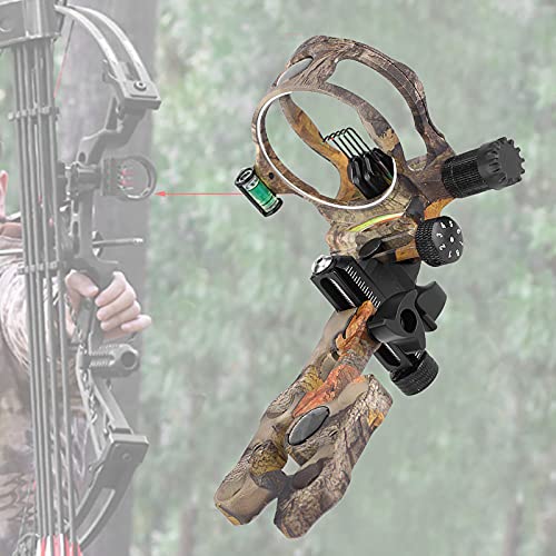 SUNGOOYUE Compound Bow Sight Set, Aluminium Alloy 5 Pin Shooting ...
