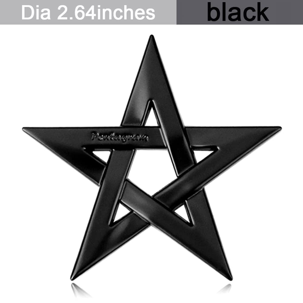 Snapklik.com : HINSCR Star Car Emblem Pentacle Metal Badge Decal ...