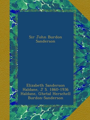 Haldane, John Burdon Sanderson - Lexikon der Biologie